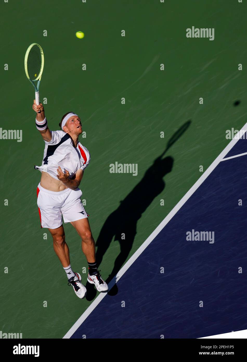 Indian Wells, Kalifornien, USA. 15. März 2023 Alejandro Davidovich ...