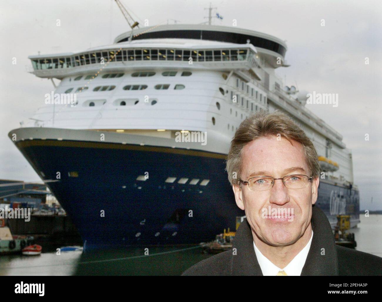 Norway's Color Line shipping company owner Olav Nils Sunde poses in ...