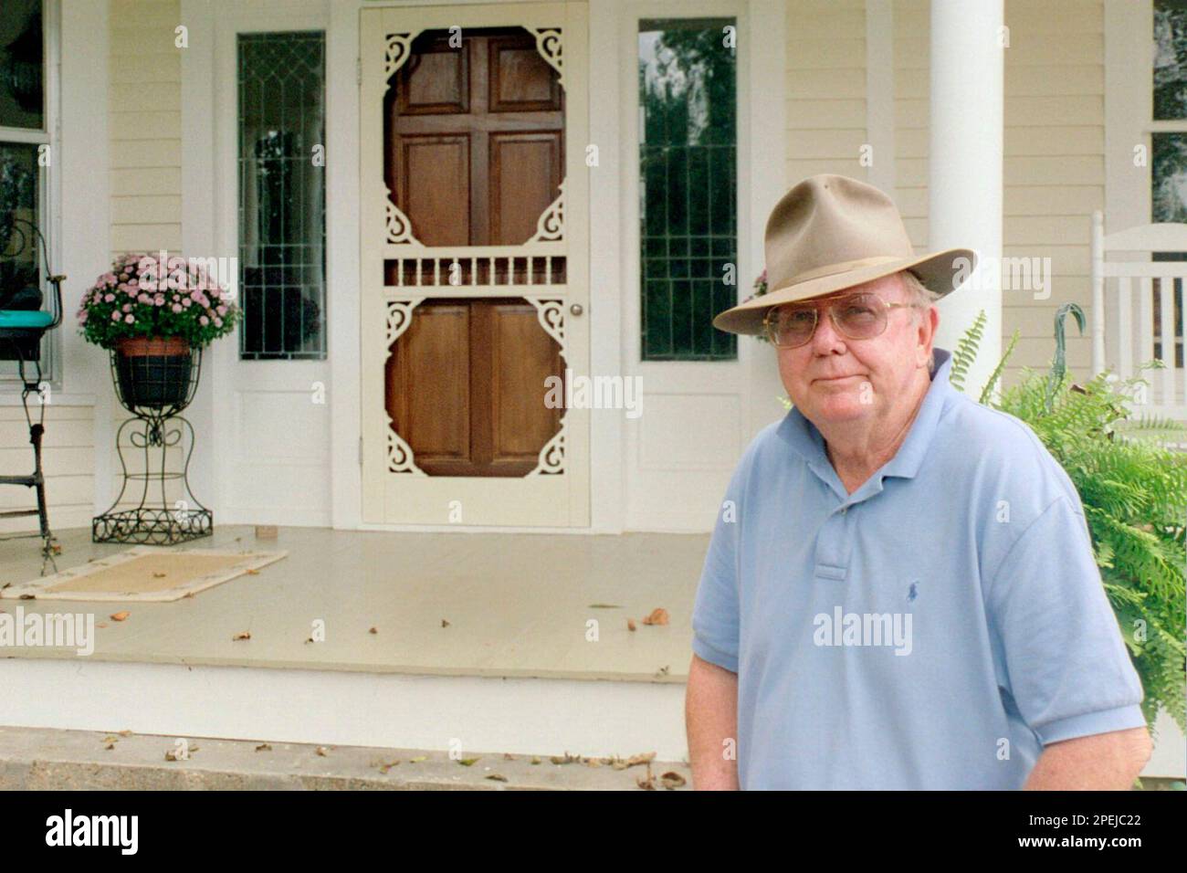 **ADVANCE FOR SUNDAY. NOV. 14 ** Wearing the hat he designed for the ...