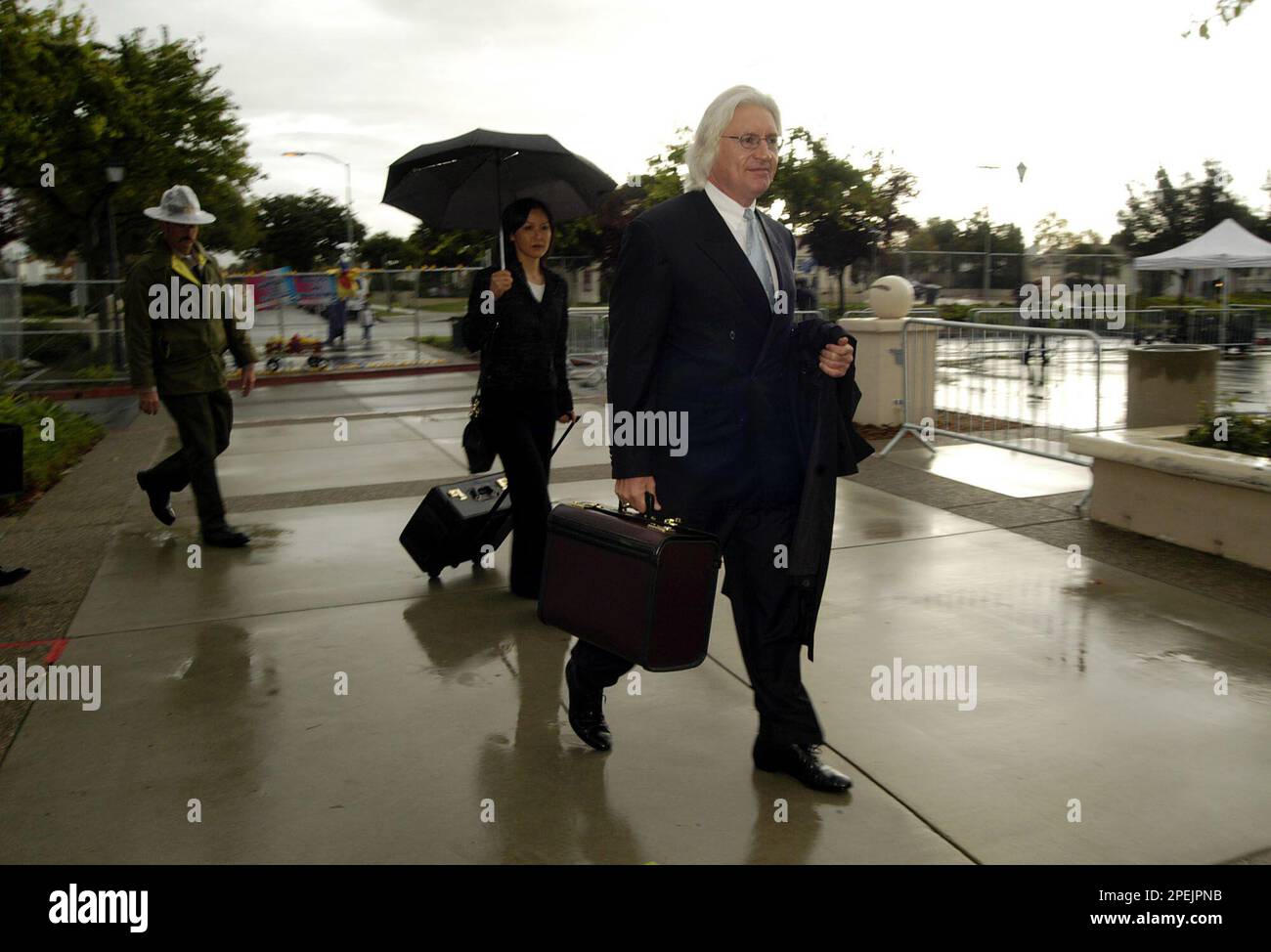 Lead defense attorney for Michael Jackson, Thomas Meereau, along with ...