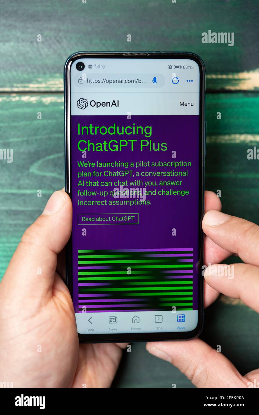 Chatgpt plus -Fotos und -Bildmaterial in hoher Auflösung – Alamy