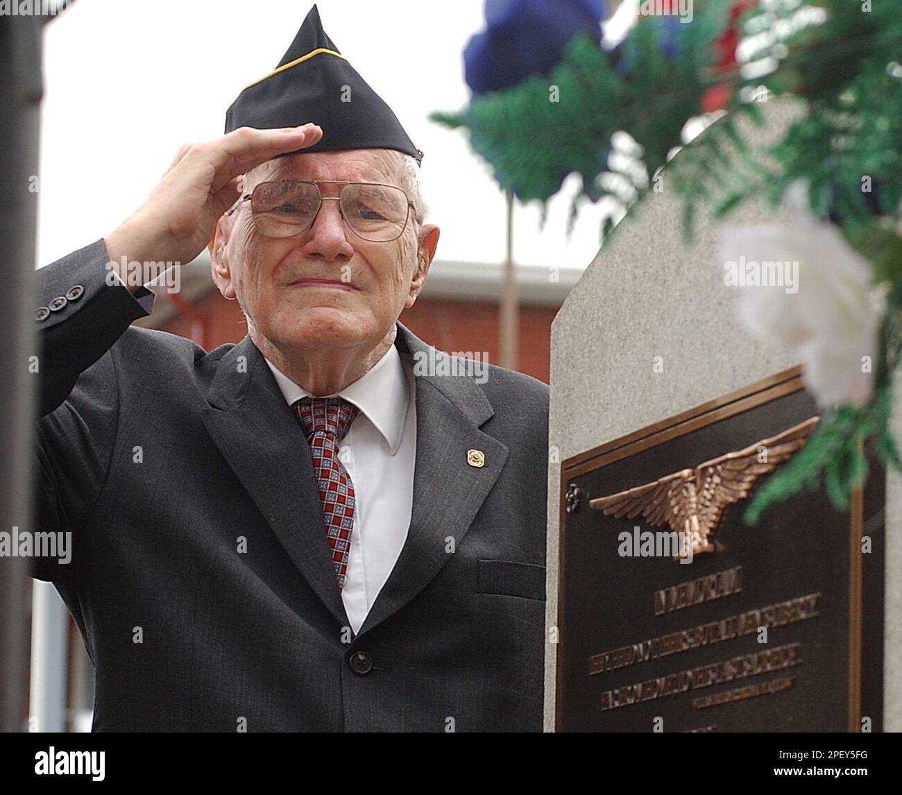World War II veteran and American Legion Post 55 commander Gene Eber ...