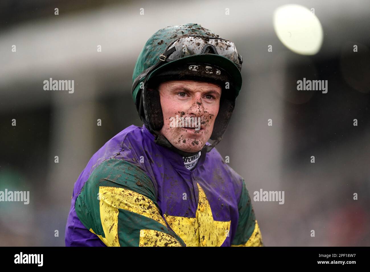 Jockey Sean Flanagan am dritten Tag des Cheltenham Festivals auf der ...