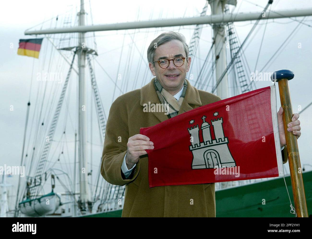 Thomas Mirow, Spitzenkandidat der SPD fuer die Buergerschaftswahl in ...