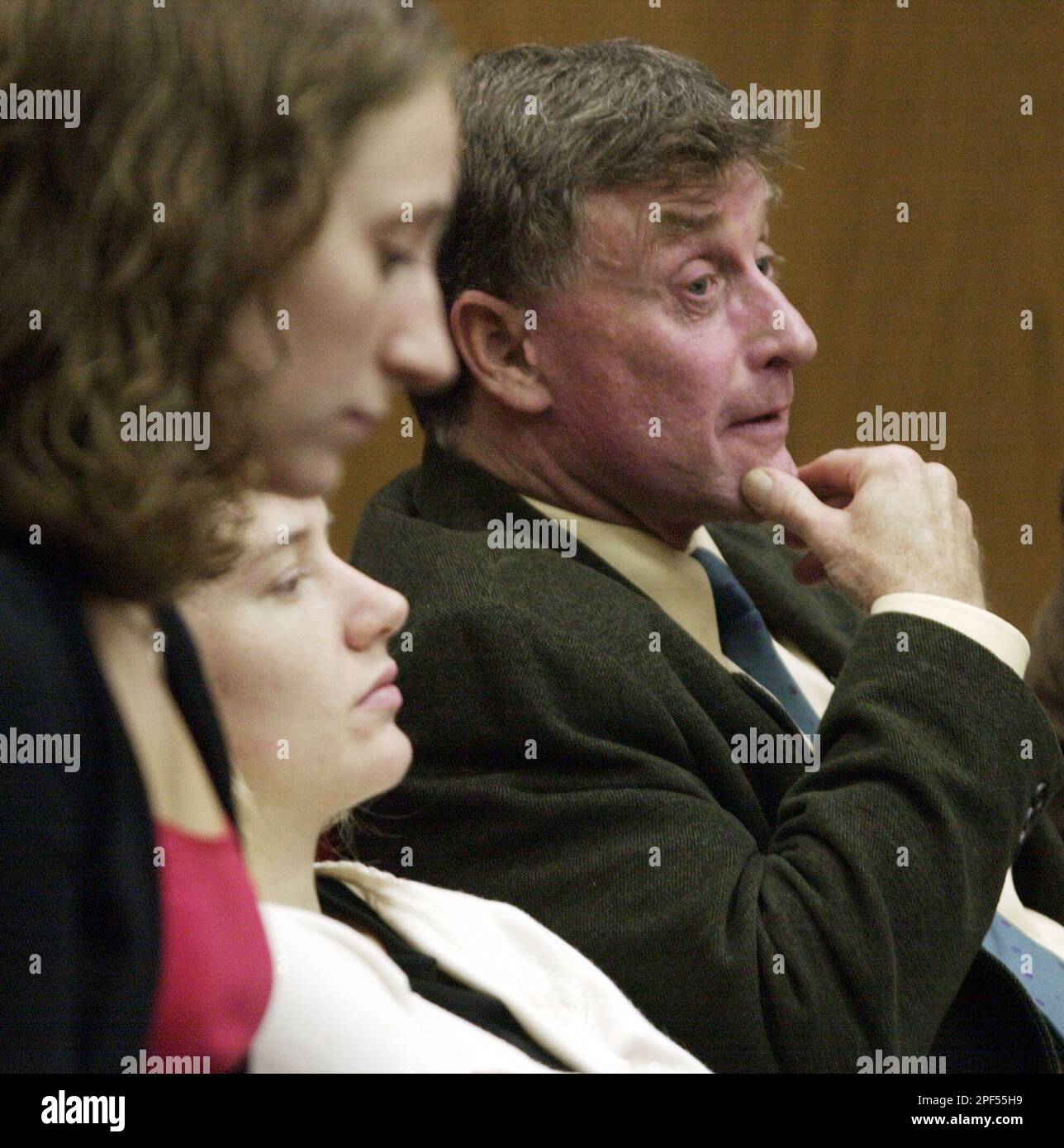 Margaret and Martha Ratliff, from left, along with defendant Michael ...