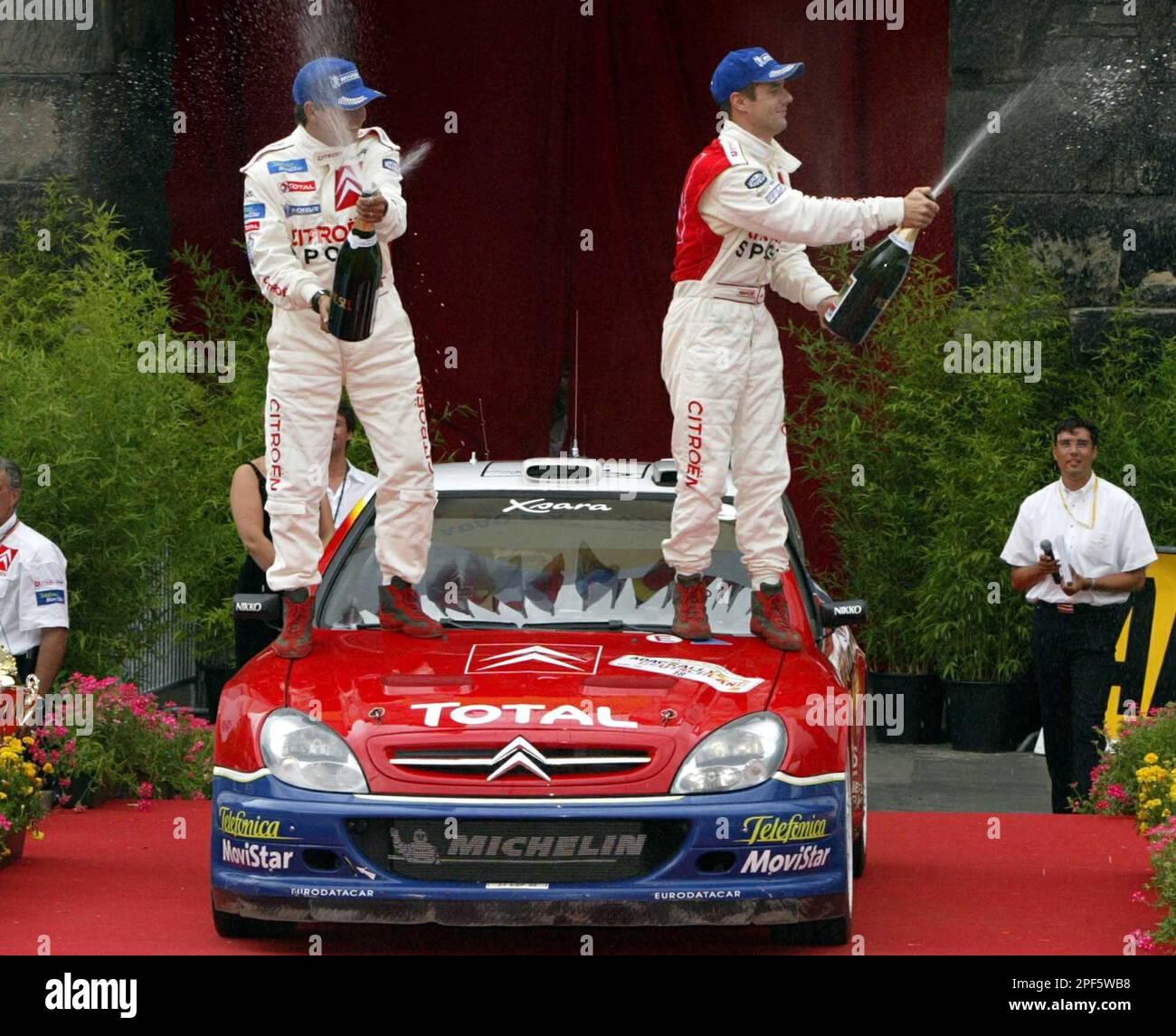 Der Sieger der ADAC Rallye Deutschland, dem 8. Lauf zur Rallye ...