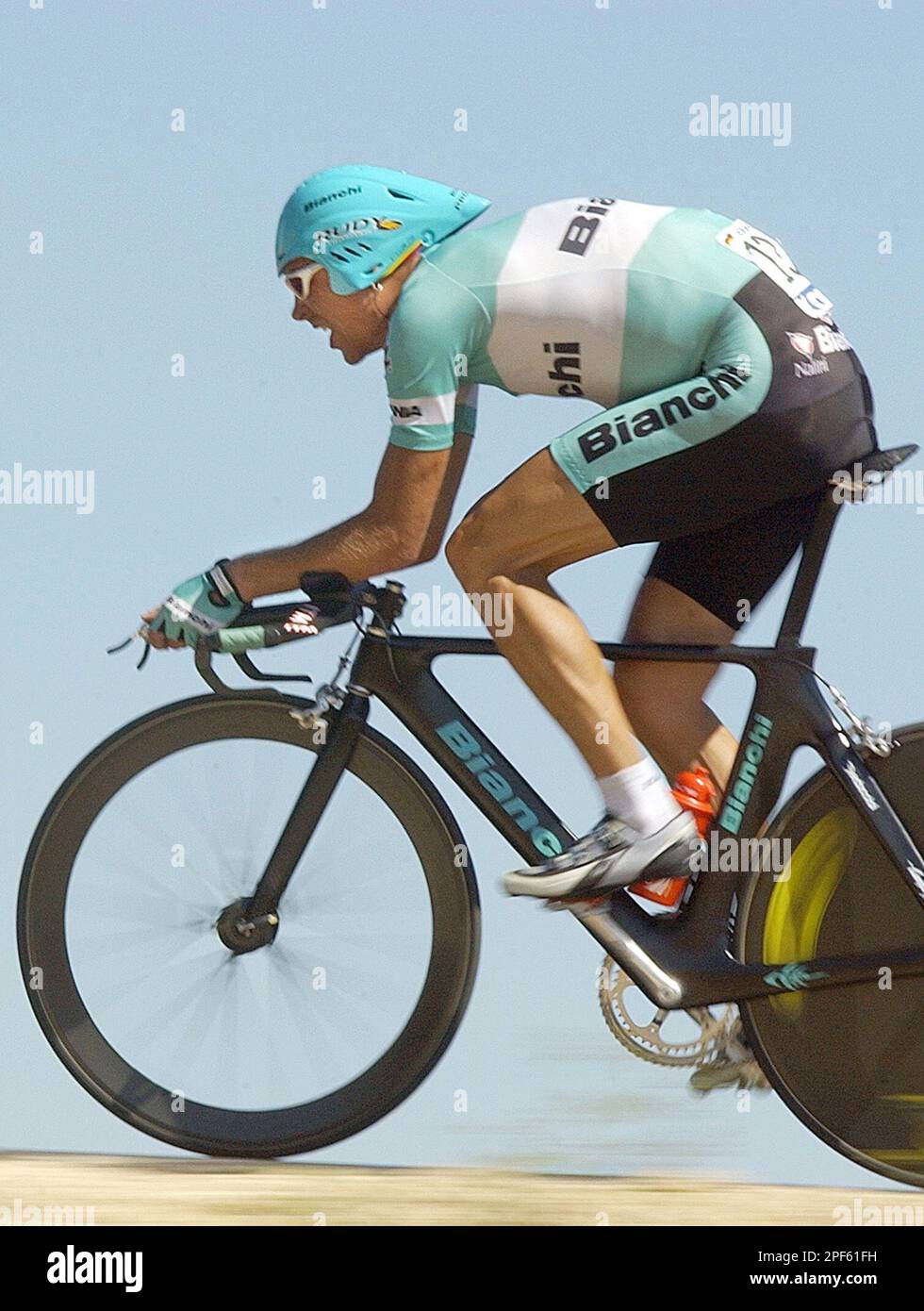 Jan Ullrich of Germany pedals during the 12th stage of the Tour de ...