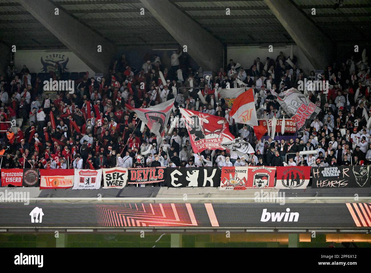 16. März 2023, Belgien, Brüssel: Fußball: Europa League, Runde 16 ...