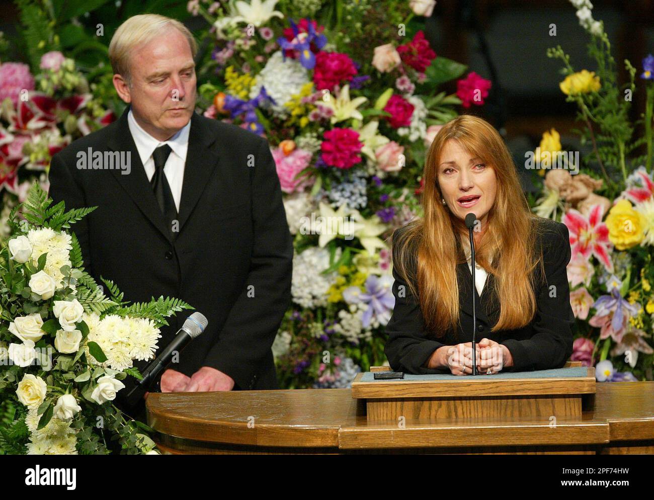 Actress Jane Seymour, right, and her husband, James, remember June ...