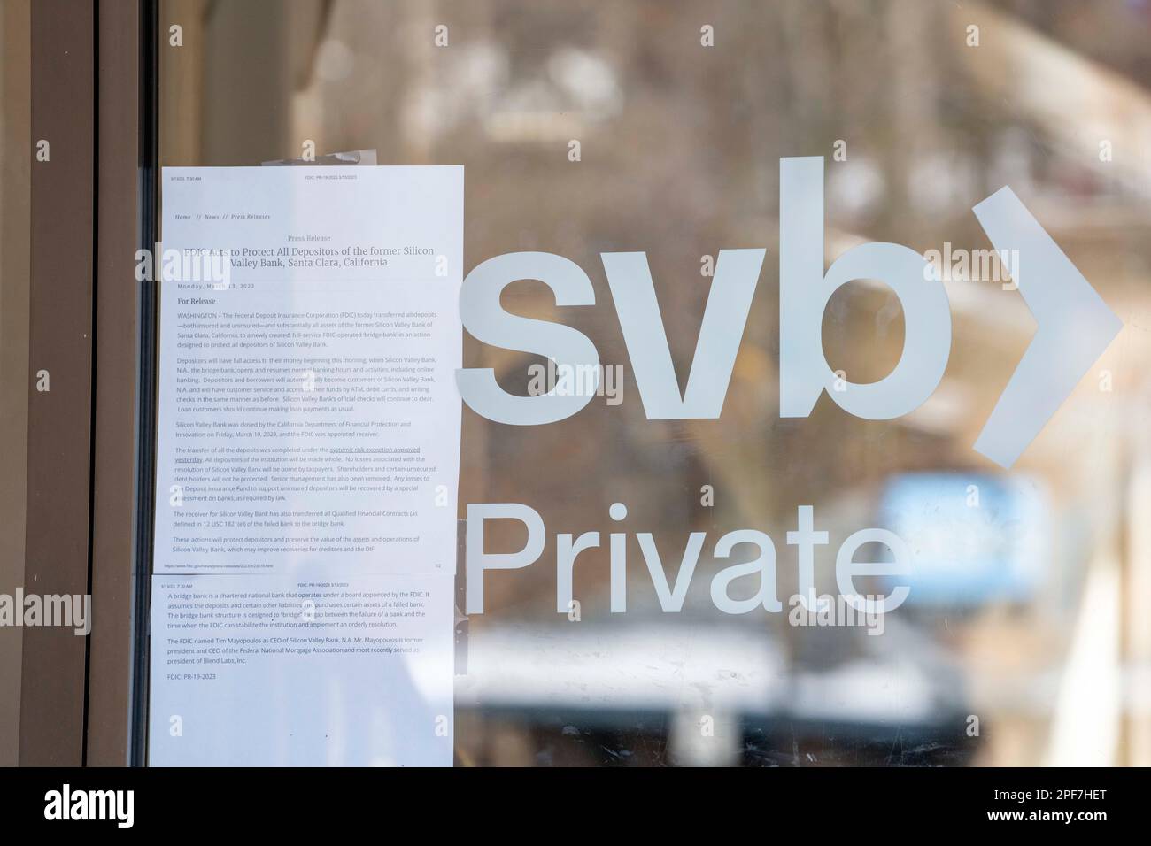 Wellesley, Massachusetts, USA. 15. März 2023. Am Mittwoch, den 15. März ...