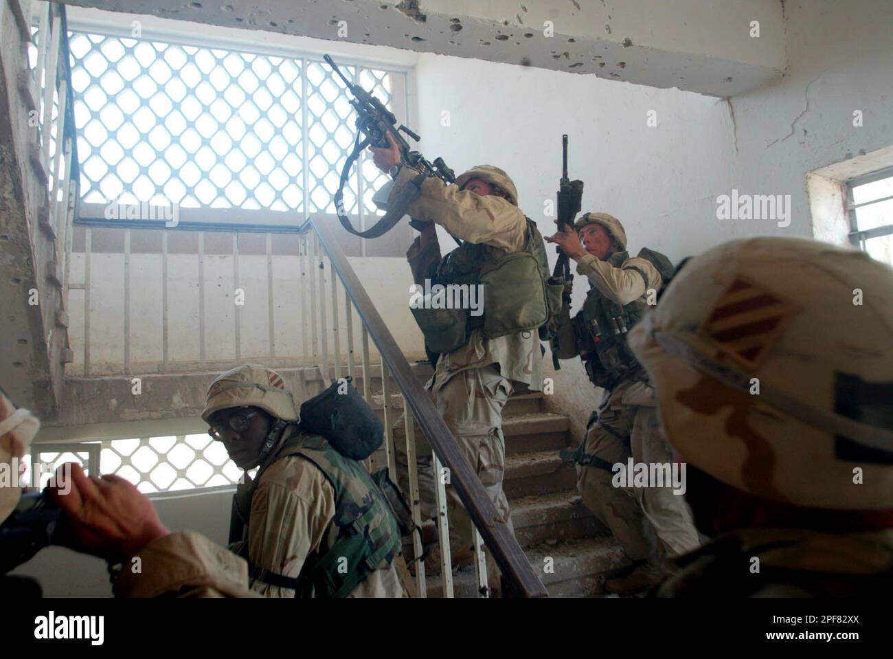 U.S. Army soldiers from A Company 3rd Battalion 7th Infantry Regiment ...