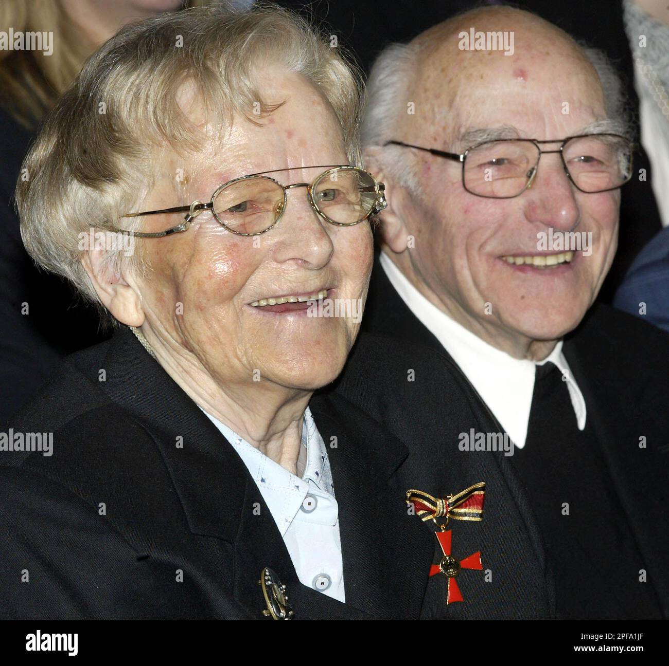 German Reverend Hermann Scheipers and his twin sister Anna Schweppe ...