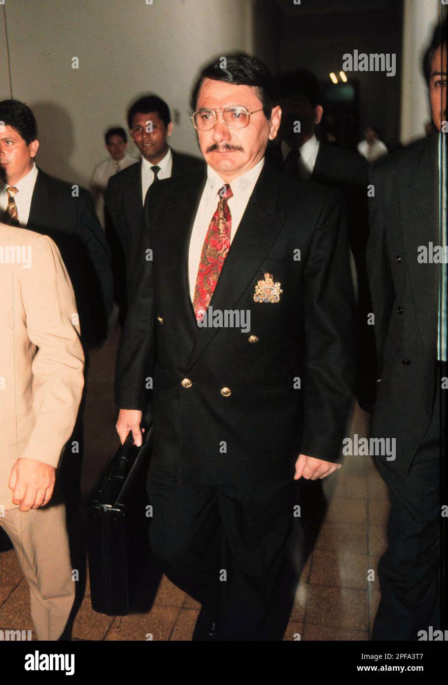 Army Maj. Santiago Martin Rivas walks at the Congress building in this ...