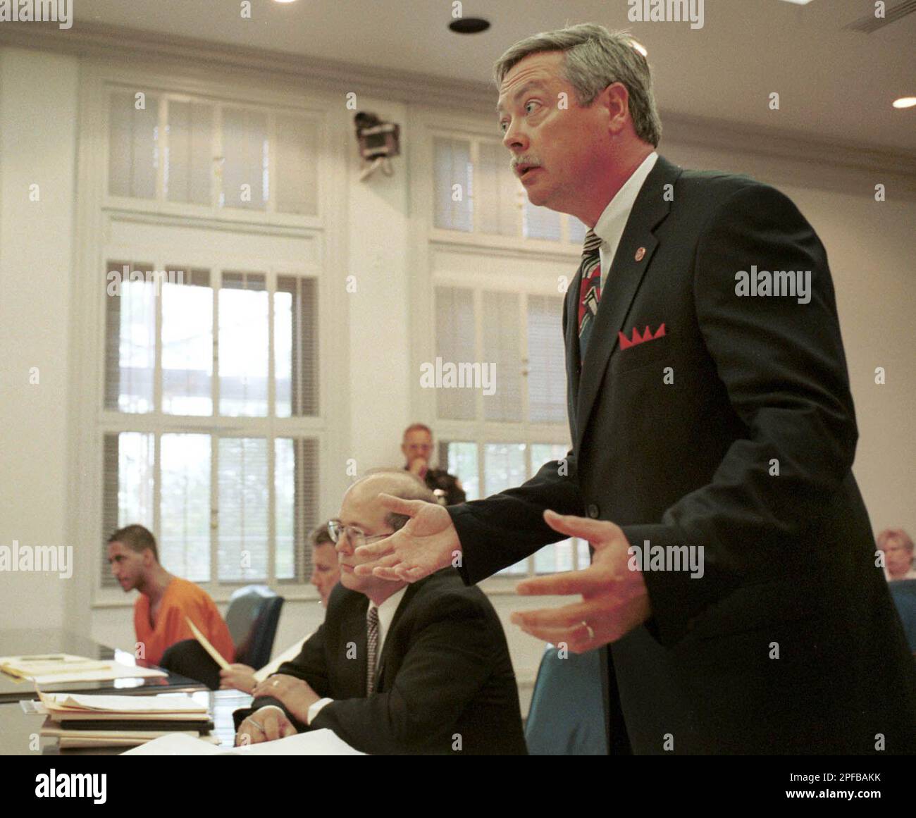 Wood County Prosecutor Alan Mayberry speaks to judge Reeve Kelsey on ...