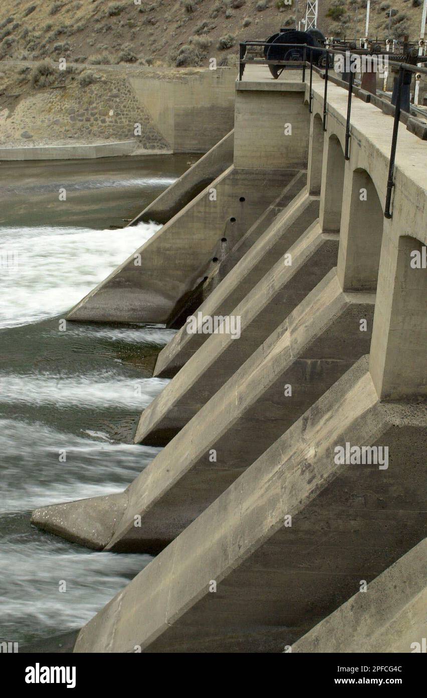 The Derby Dam, located about 20 miles east of Reno, Nev., is shown ...