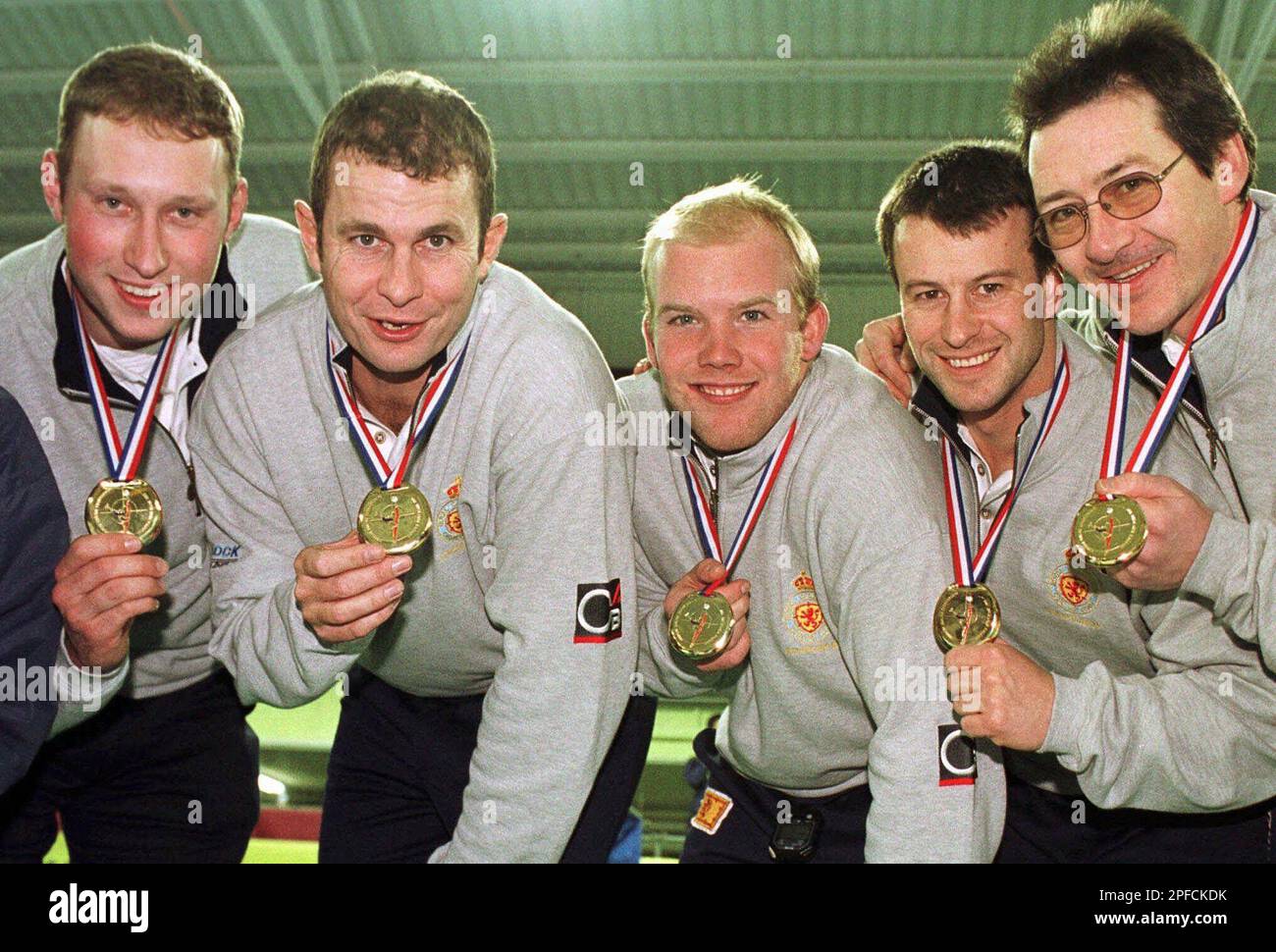 Scotland's men's curling team with James Dryburgh, Peter Loudon, Ewan ...
