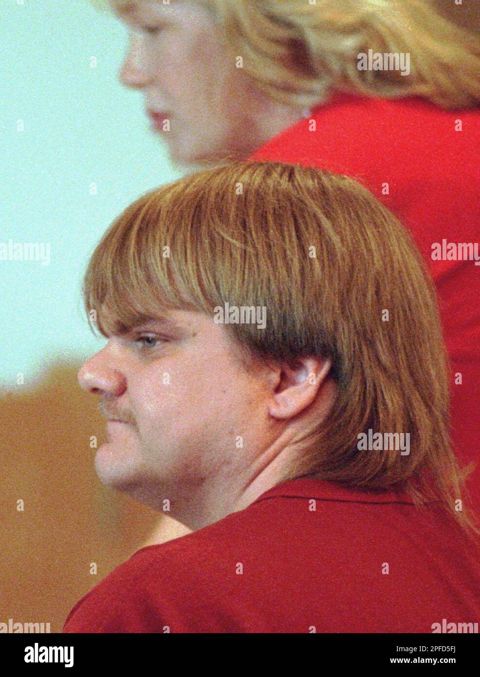 Donnie Ayers, front, and Pam Sullivan, one of his attorneys from the ...