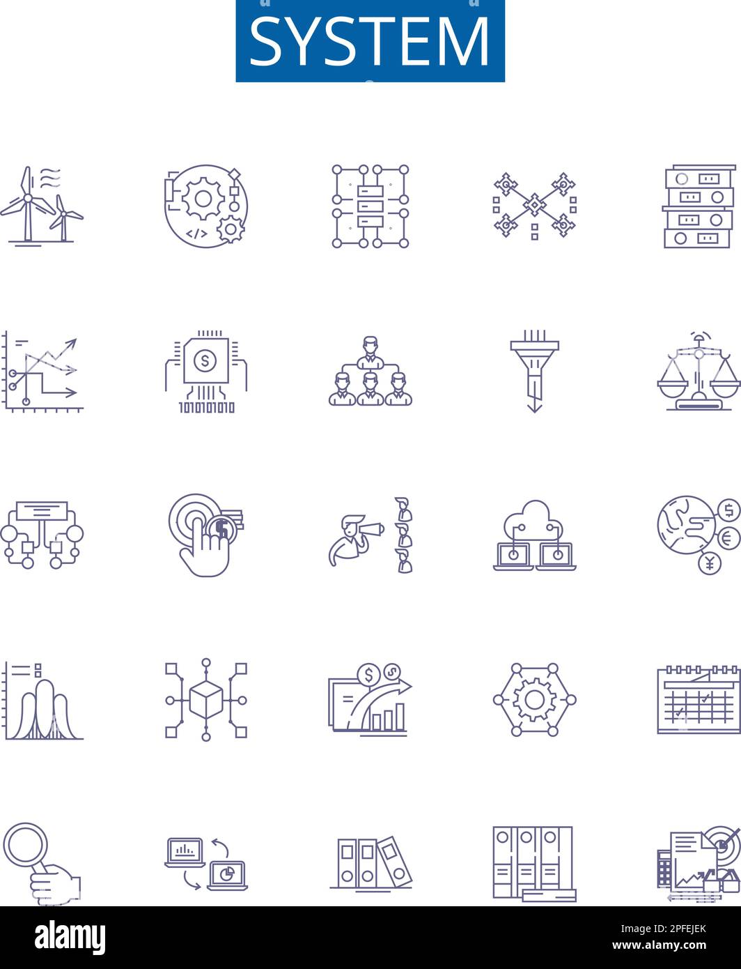 Symbole in der Systemzeile Zeichen eingestellt. Design-Sammlung von ...