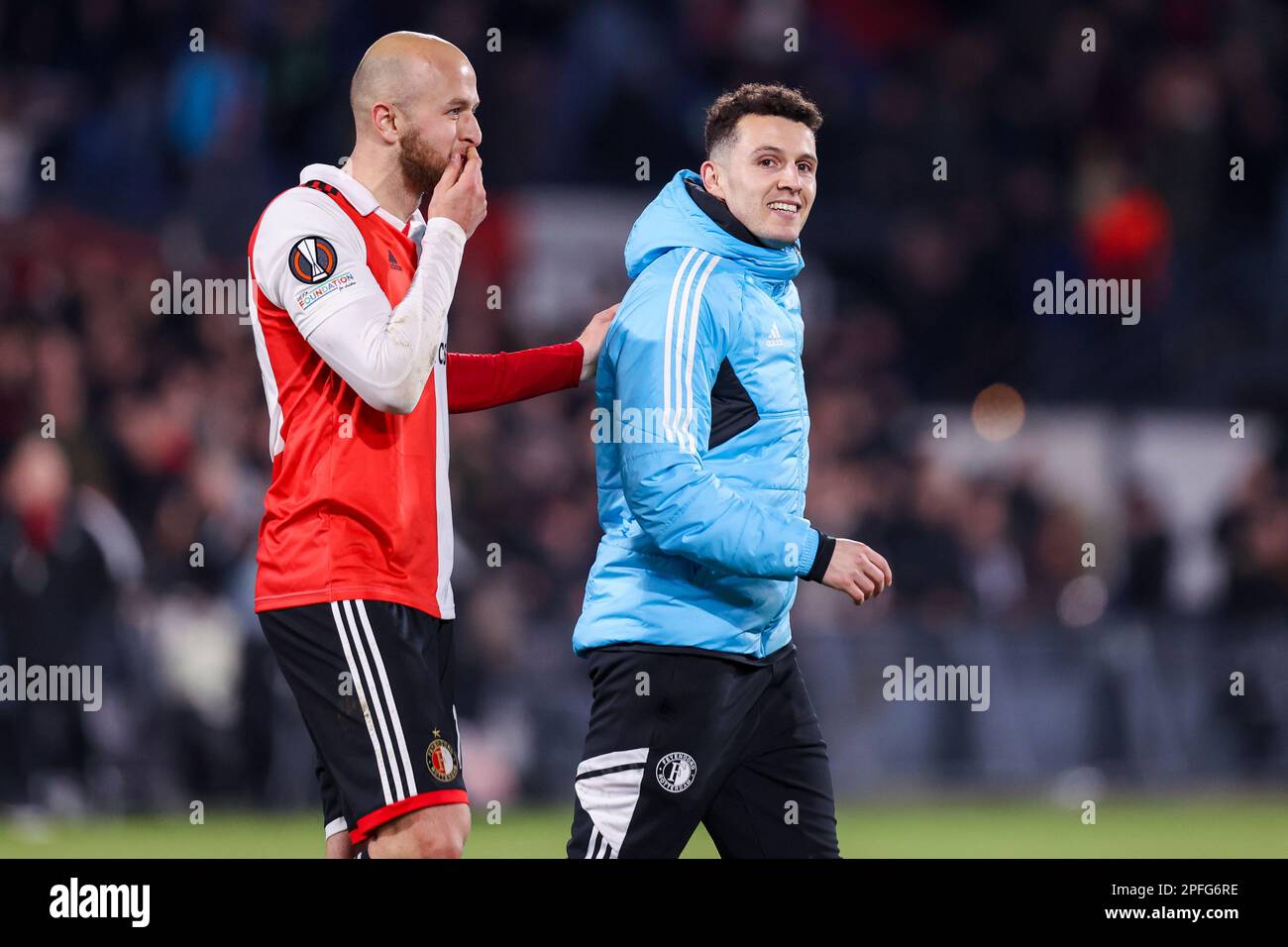 16-03-2023: Sport: Feyenoord/Shakhtar ROTTERDAM, NIEDERLANDE - MÄRZ 16 ...