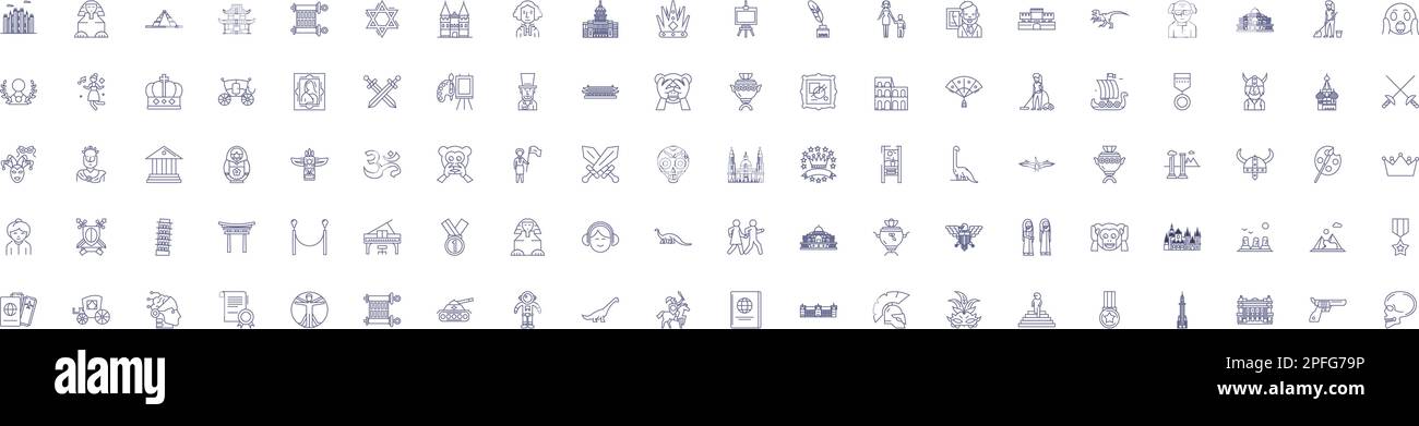 Museum und Kunstlinien sind mit Symbolschildern versehen ...