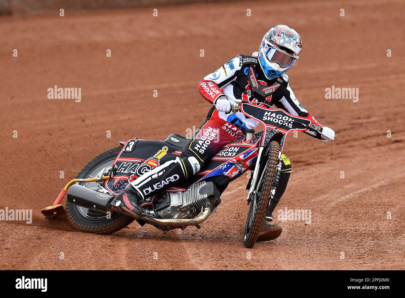 Sam Hagon von Belle Vue Aces während des Belle Vue Aces Media Day im ...