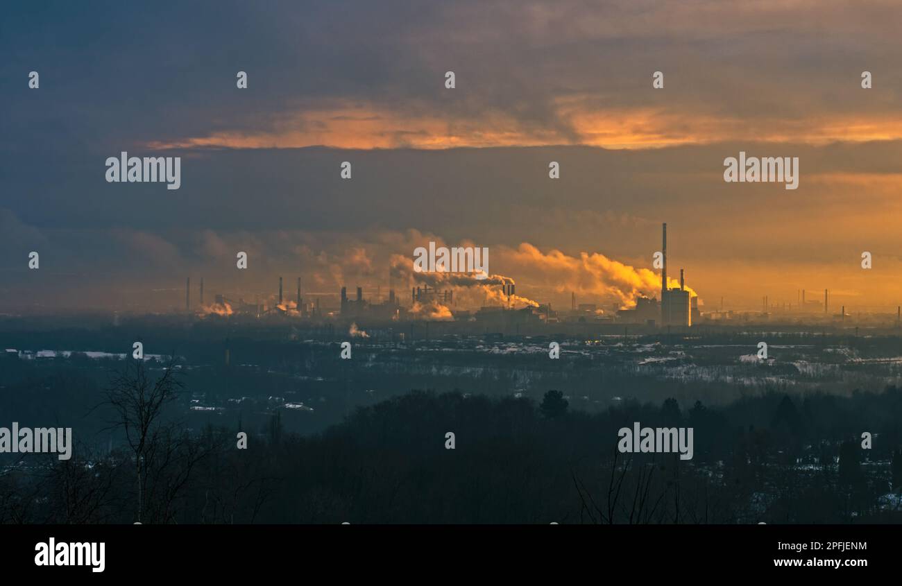 Moravia in Fire - Foto zeigt einen in Betrieb befindlichen ...