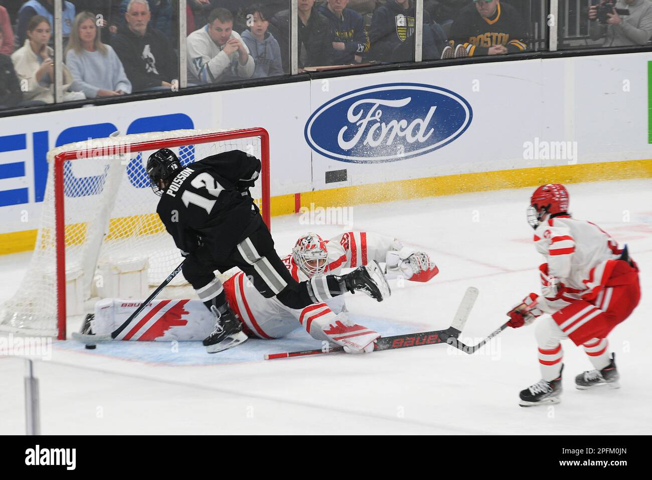 BOSTON, MA - MARCH 17: Providence College forward Nick Poisson (12 ...