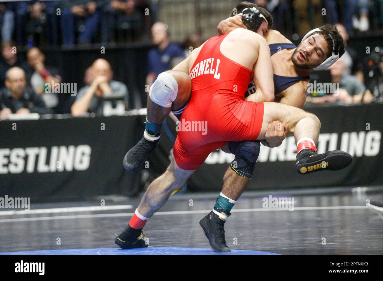 Cornell's Yianni Diakomihalis takes down Penn State's Shayne Van Ness ...