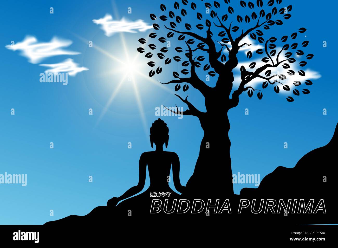 Vesakha purnima Stock-Vektorgrafiken kaufen - Alamy