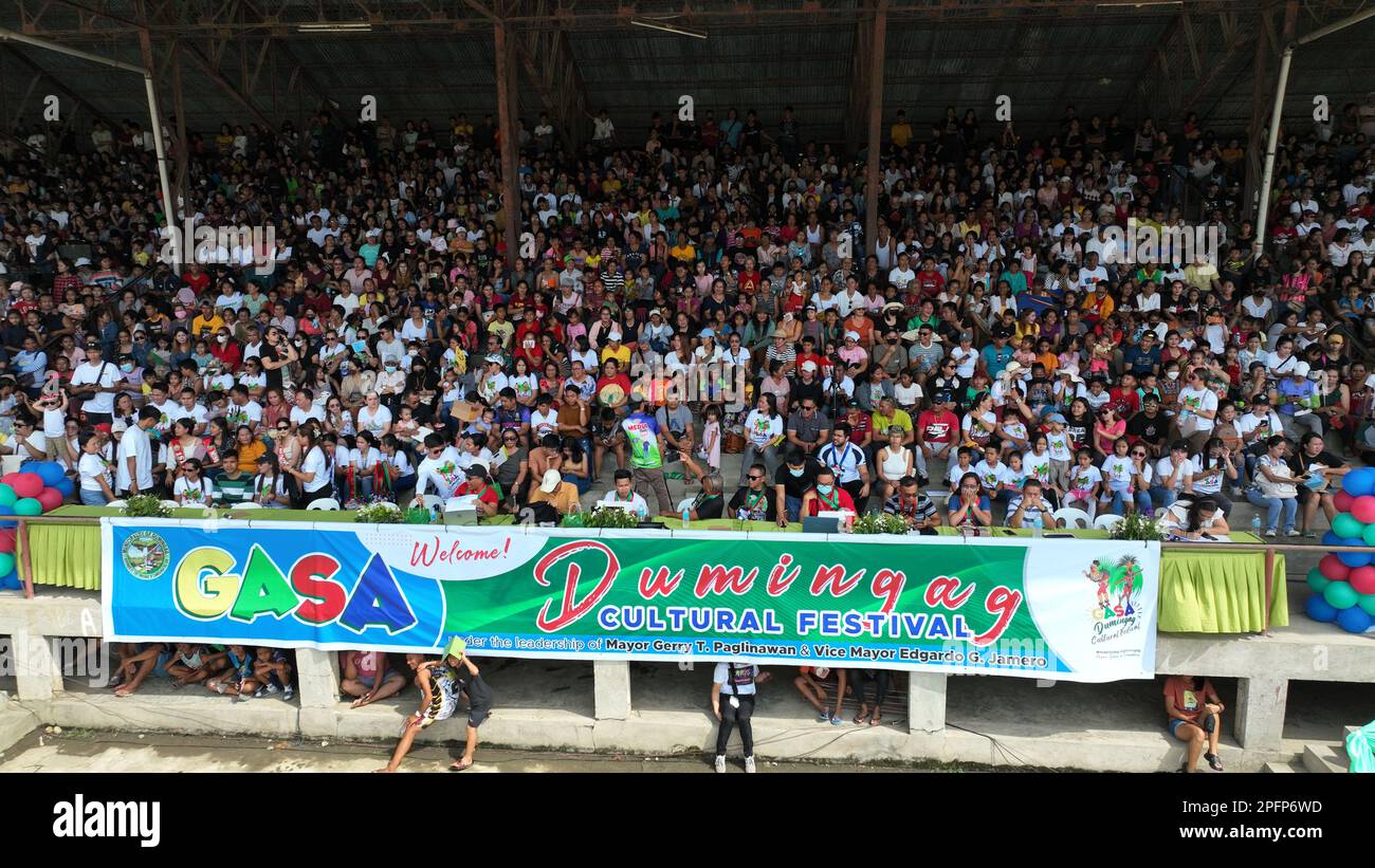 Dumingag, Philippinen. 18. März 2023. Die Bewohner von Dumingag ...