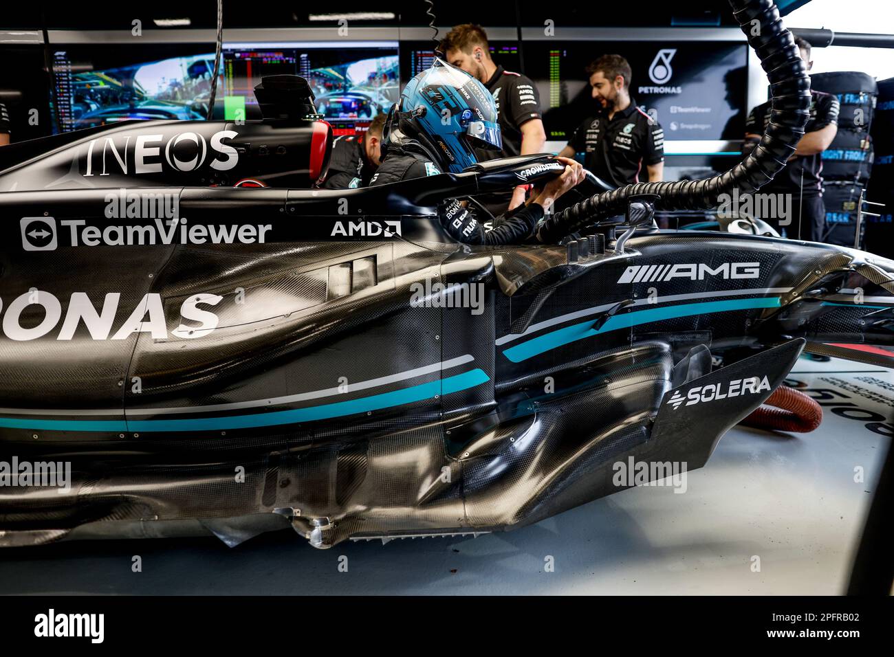 Jeddah, Saudi-Arabien. 18. März 2023. #63 George Russell (GBR, Mercedes ...