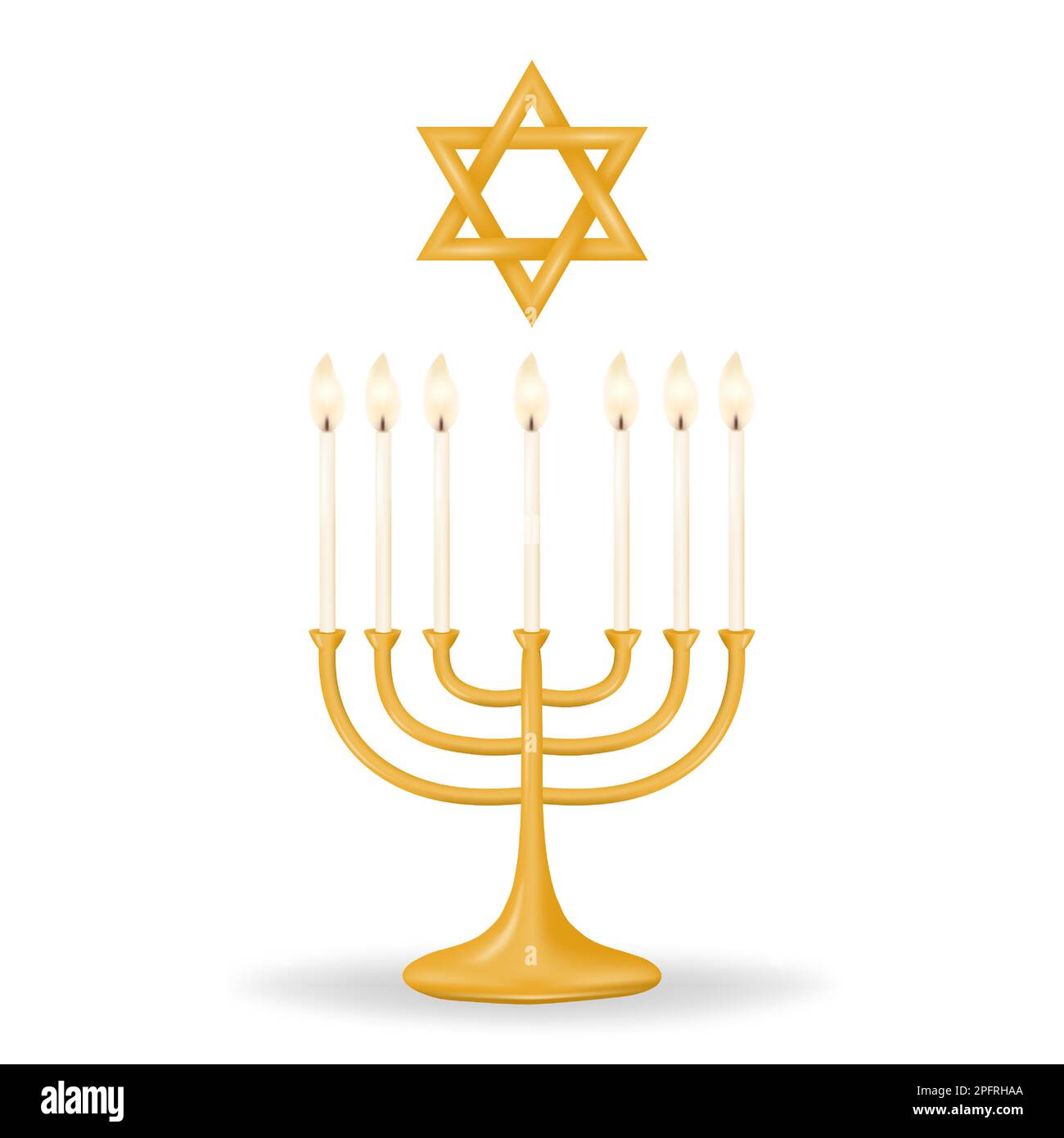 Feiern Sie den Passover mit dieser ikonischen Menorah und dem Stern von ...