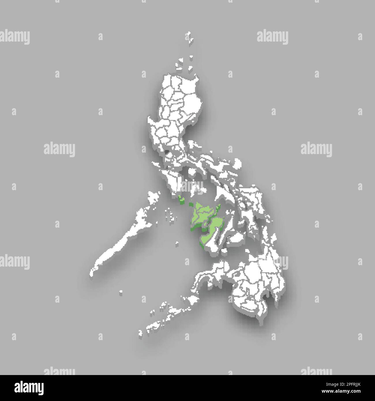 Visayas map Stock-Vektorgrafiken kaufen - Alamy