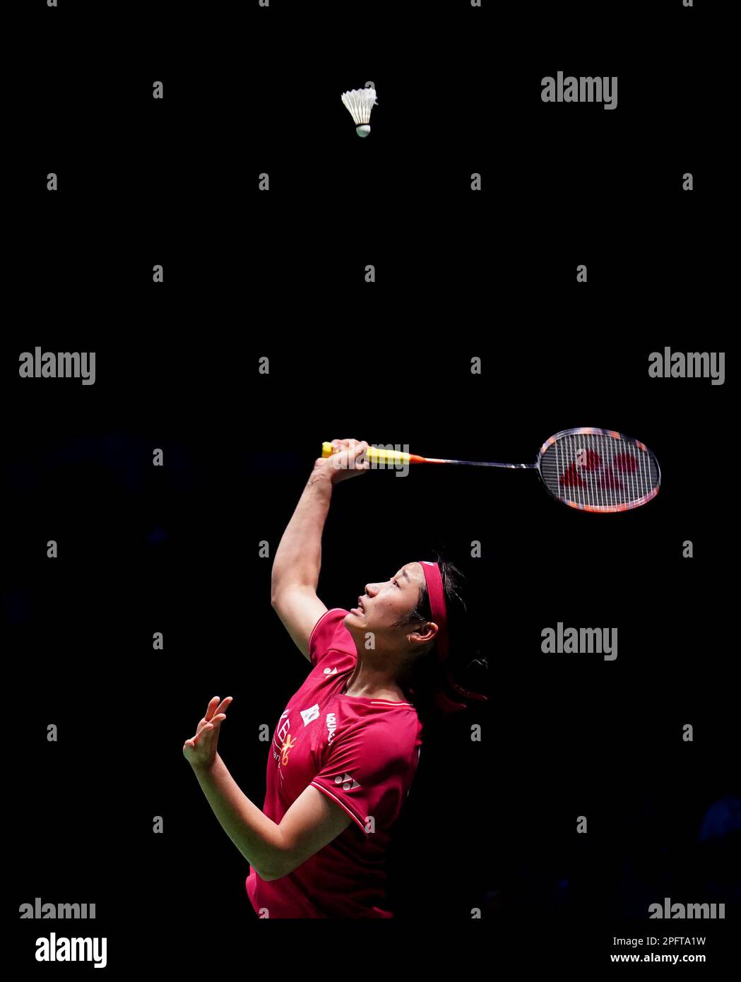 Korea's an SE Young in Aktion gegen Taipeis Tai Tzu Ying (nicht ...
