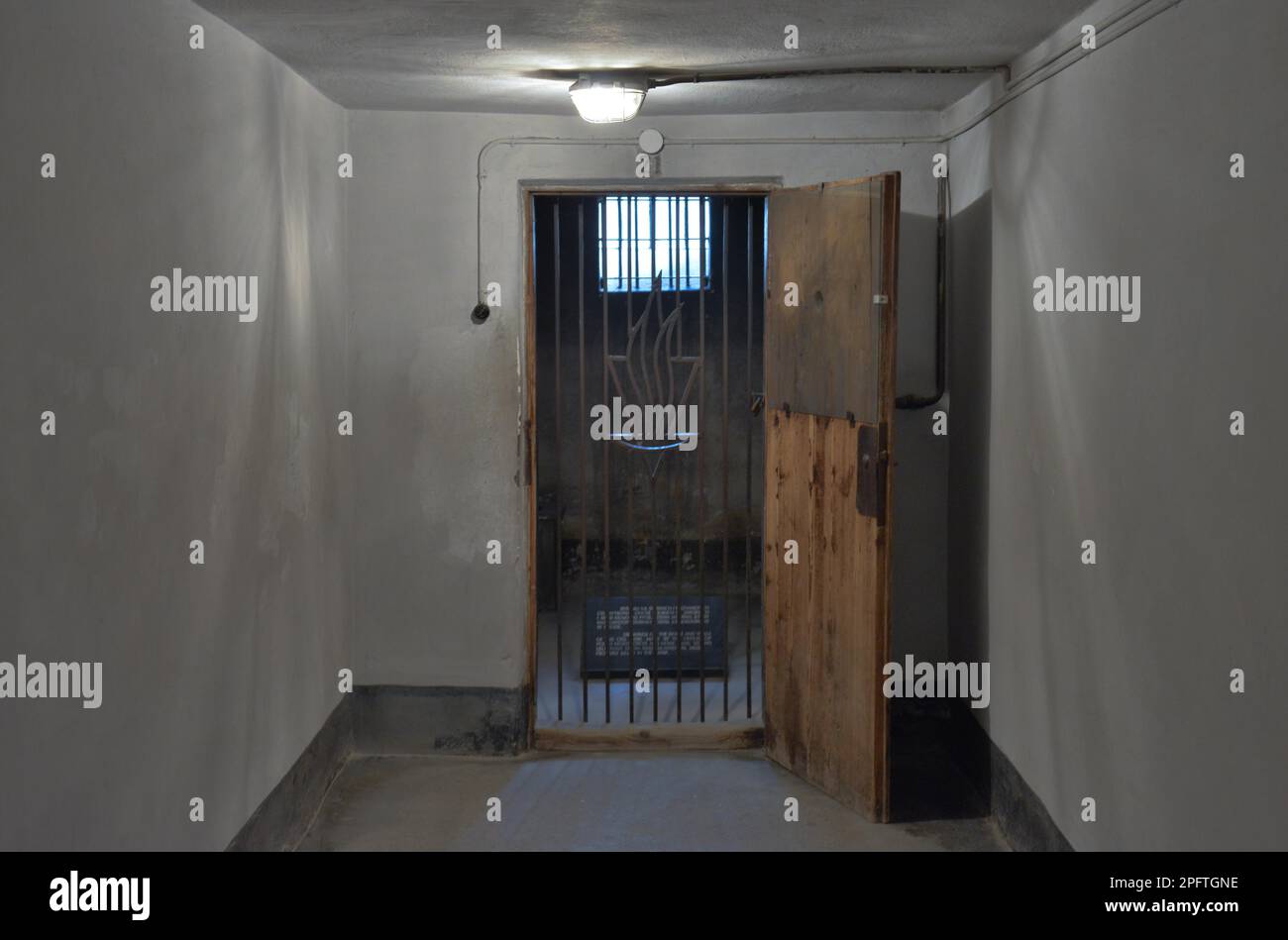 Zelle, Block 11, Hauptlager I, Konzentrationslager, Auschwitz-Birkenau ...