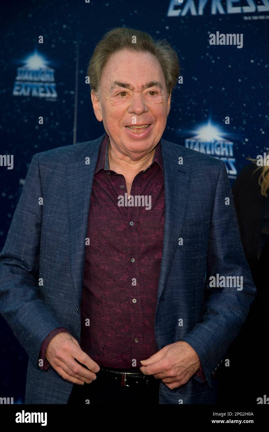 ARCHIVFOTO: Andrew LLOYD-WEBBER wird am 22. März 2023 75, Sir Andrew ...