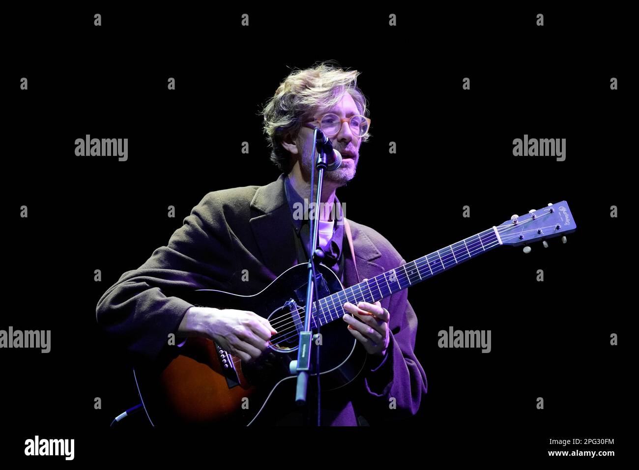 Erlend Oye, a member of Norwegian duo band Kings of Convenience ...