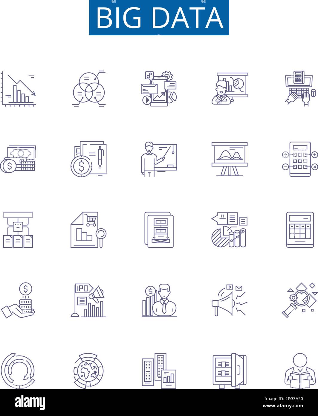 Predictive analytics und big data Stock-Vektorgrafiken kaufen - Alamy