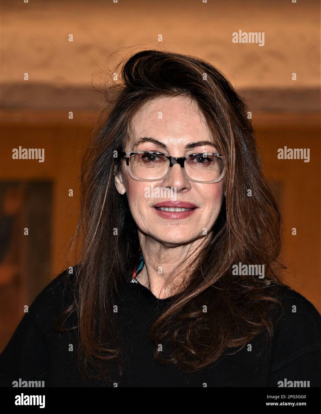 Mailand, Italien der süße Flügel der Prosa-Theater-Show mit den Protagonisten Elena Sofia Ricci ...