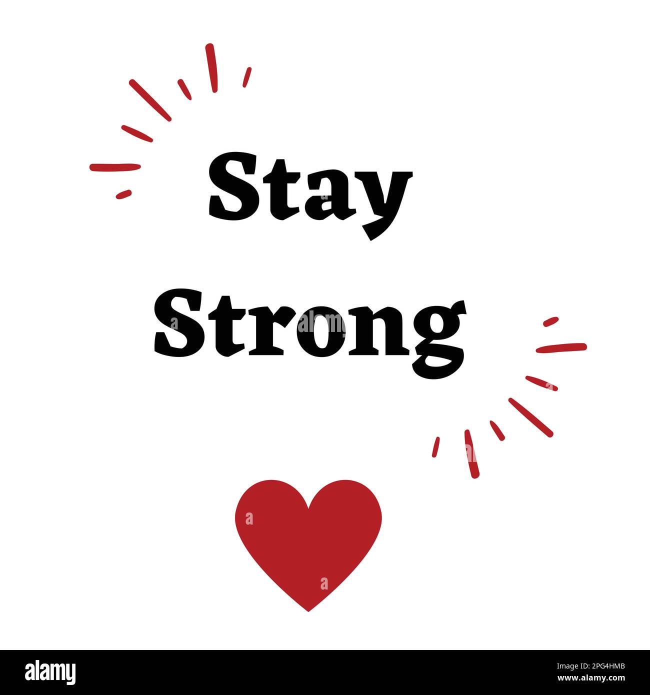 Positiv bleiben Stock-Vektorgrafiken kaufen - Alamy