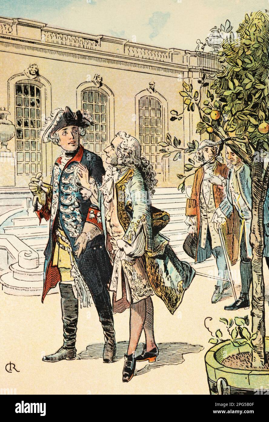 Voltaire and frederick ii -Fotos und -Bildmaterial in hoher Auflösung ...