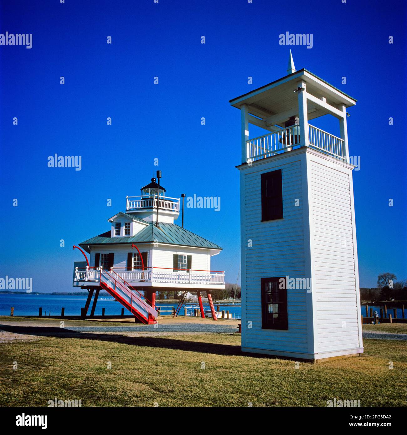 1980S LEUCHTTURM UND GLOCKENTURM CHESAPEAKE BAY MARITIME MUSEUM SAINT ...