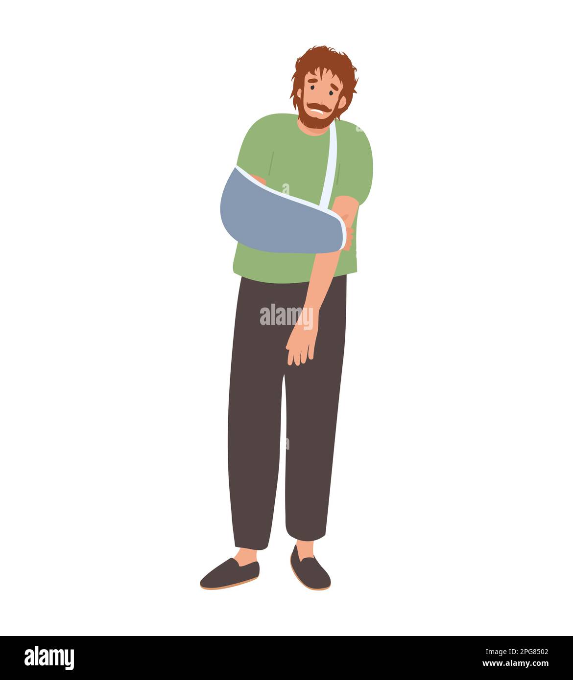 Gipsbein mann Ausgeschnittene Stockfotos und -bilder - Alamy