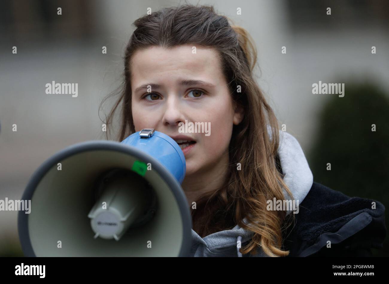 Luisa Neubauer von der deutschen Sektion der Freitage für die ... Luisa Neubauer von der deutschen Sektion der Freitage für die ...