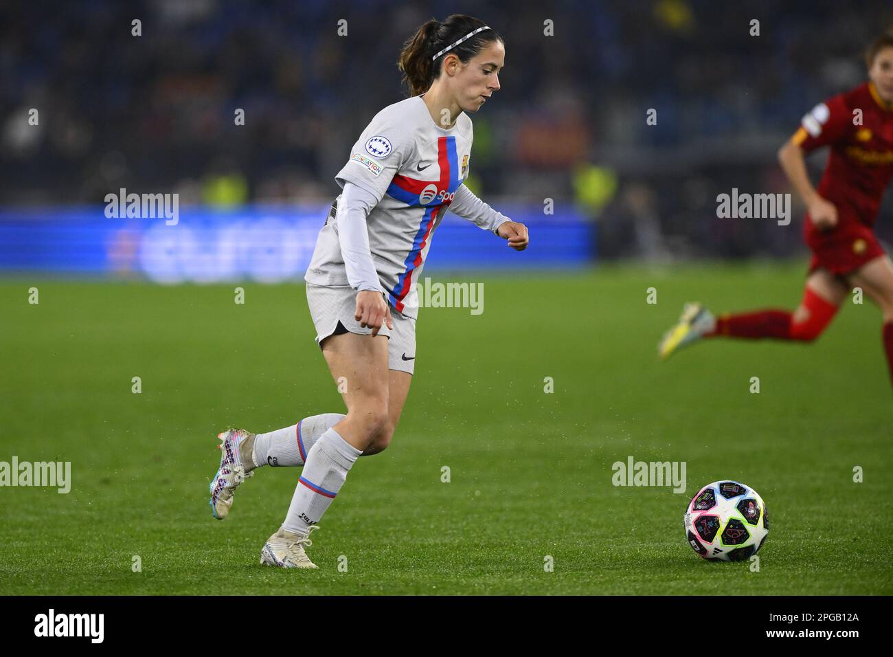 Catalina Coll vom FC Barcelona während des Viertelfinals, 1.-Beine UEFA ...