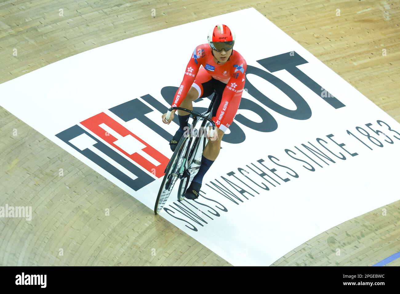 Hong Kong-Männer auf Cheuk-hei beim Herren-Sprint-Qualifizierung beim ...