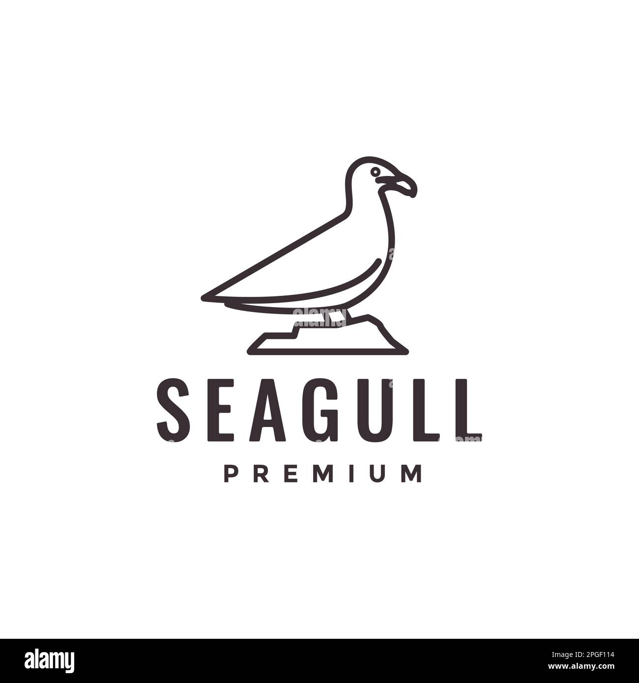 Möwe himmel ansicht Stock-Vektorgrafiken kaufen - Alamy