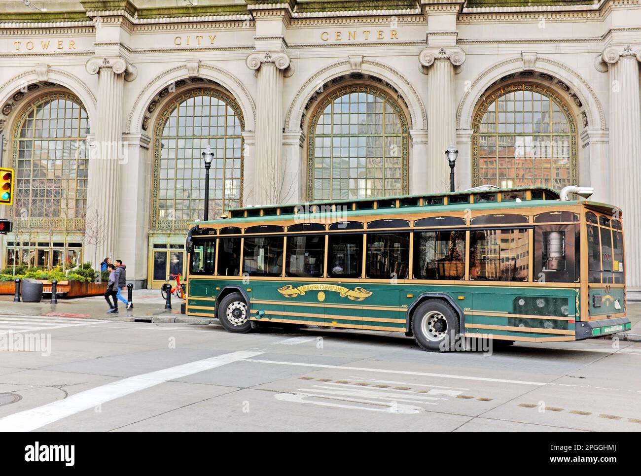 Trolleybus in der innenstadt von cleveland -Fotos und -Bildmaterial in ...