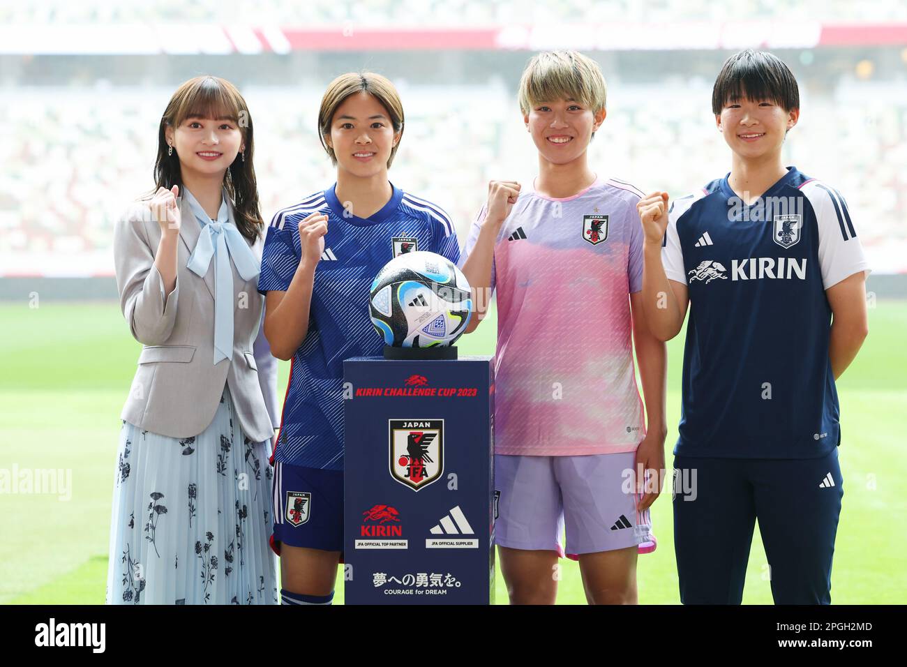 Tokio, Japan. 23. März 2023. (L bis R) Yuka Kageyama, Rikako Kobayashi ...