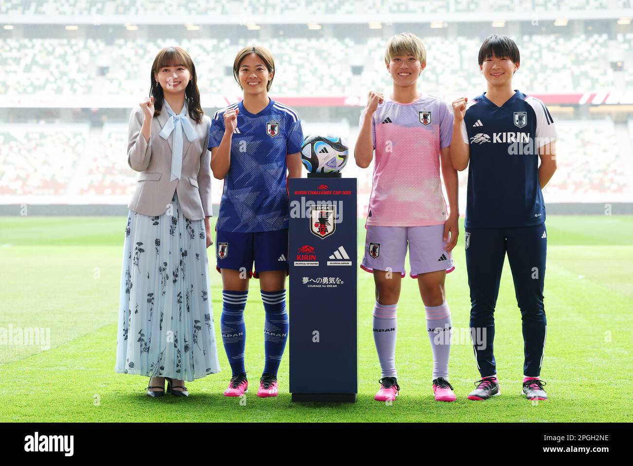 Tokio, Japan. 23. März 2023. (L bis R) Yuka Kageyama, Rikako Kobayashi ...
